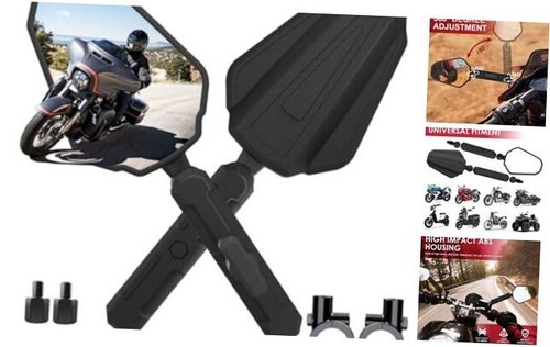 Adventure Motorcycle Mirrors, Adjustable Universal Motorcycle Side ...