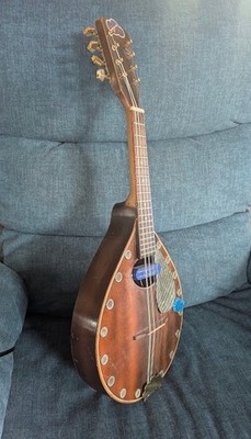 VINTAGE REGAL BLUE COMET MANDOLIN / LUTHIER RESTORED +PICKUP+ NEW HQ ...