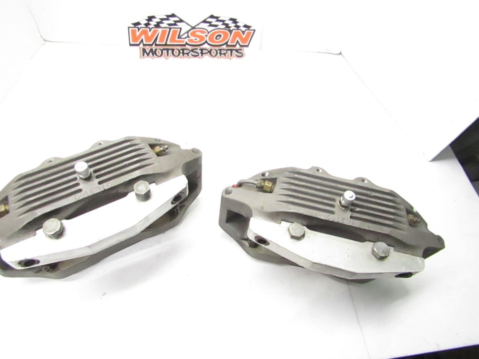 COLEMAN RACING 4 Piston Radial Mount Brake Calipers CRA ASPHALT | eBay