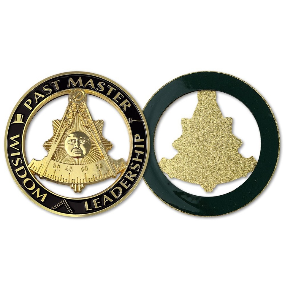 5Pcs Past Master Masonic Coin – Freemasonry Leadership Wisdom Token ...