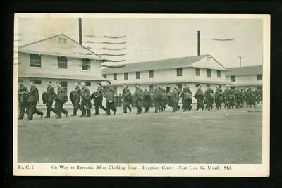 Military Base postcard Fort George G. Meade, Maryland MD Reception ...