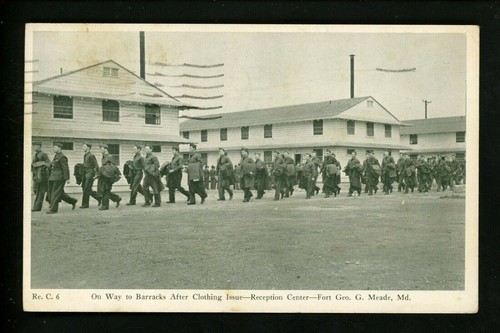 Military Base postcard Fort George G. Meade, Maryland MD Reception ...