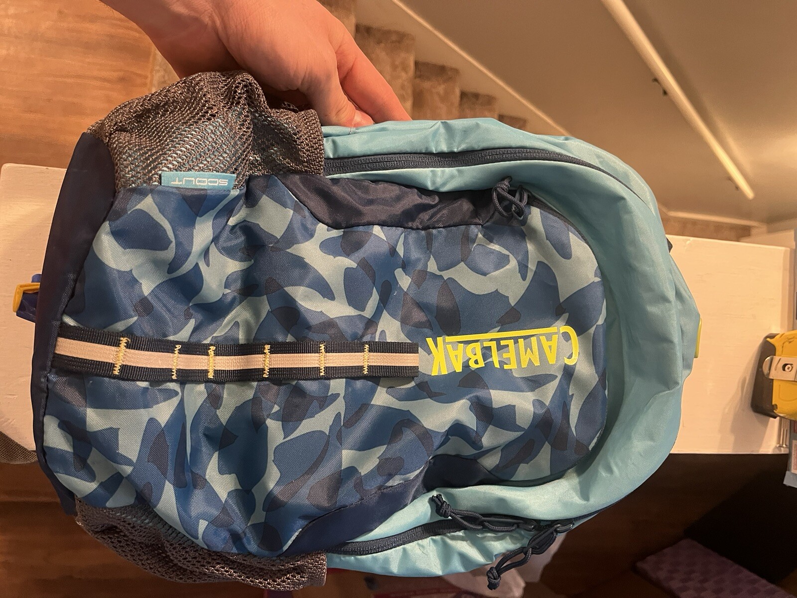 Camelbak Scout Hydration Backpack Kids Youth Camo Blue Bladder 1.5L/50 ...