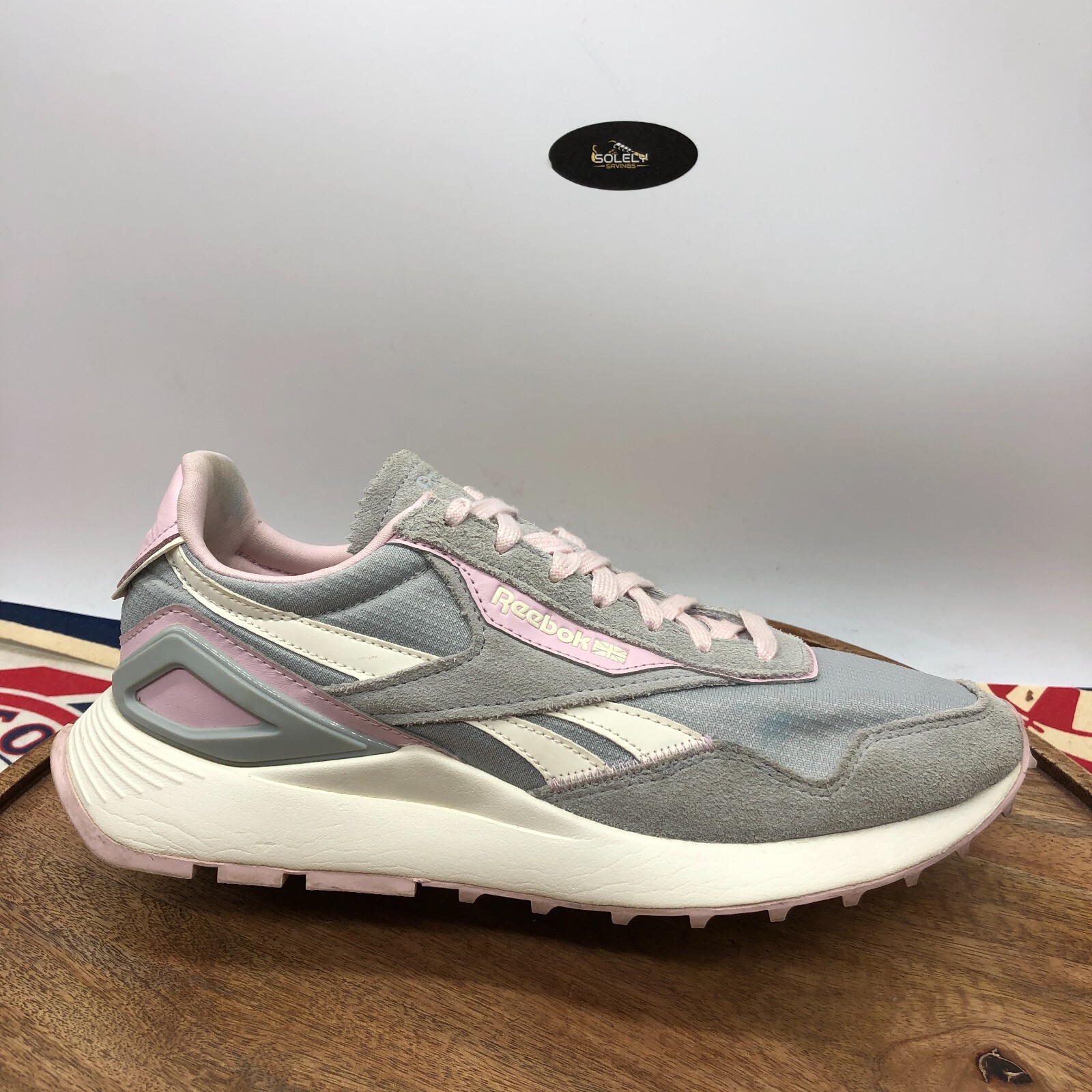 Reebok Womens Classic Leather Legacy AZ Gray Frost Berry Shoes Size 9.5 ...