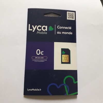 Lycamobile Carte SIM Prépayée 5391527460282 | eBay