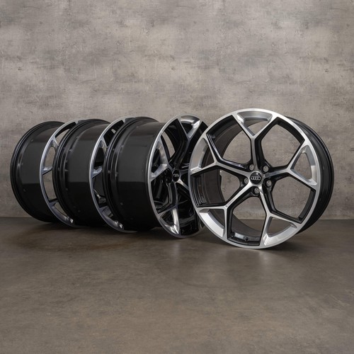 OEM Audi RS6 RS7 4K C8 22 inch rims winter tires 4K0601025BM honeycomb ...