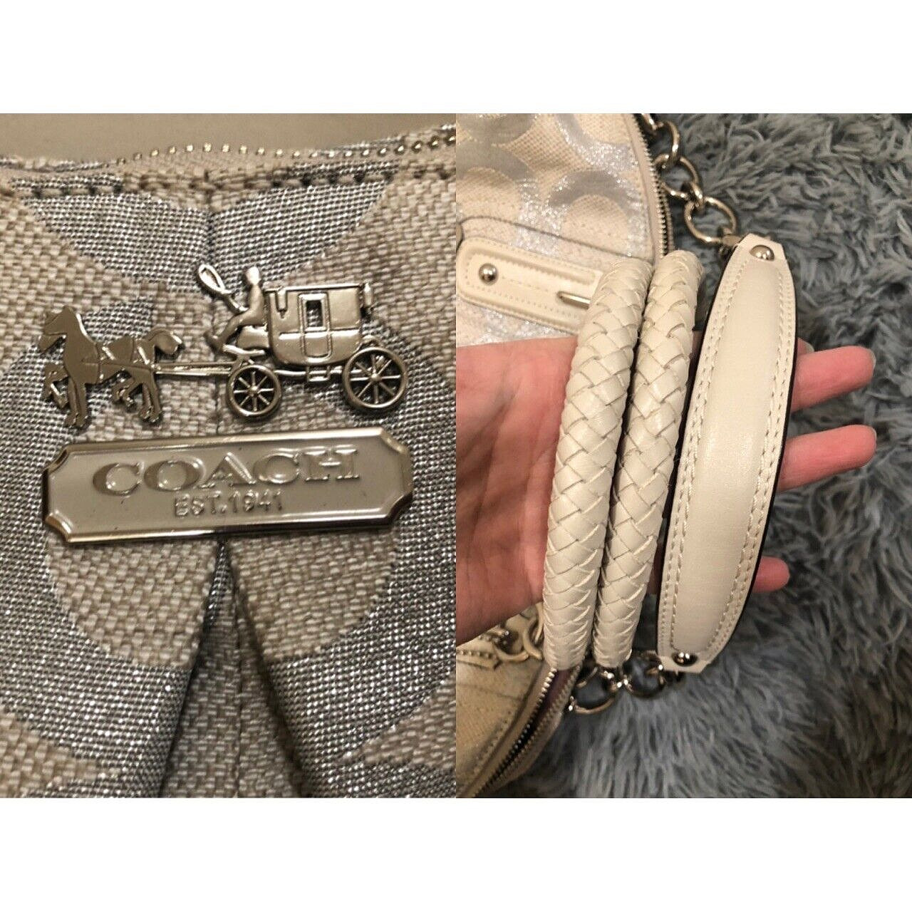 Coach LIMITED EDITION Signature Floral Flower Appliqu… - Gem