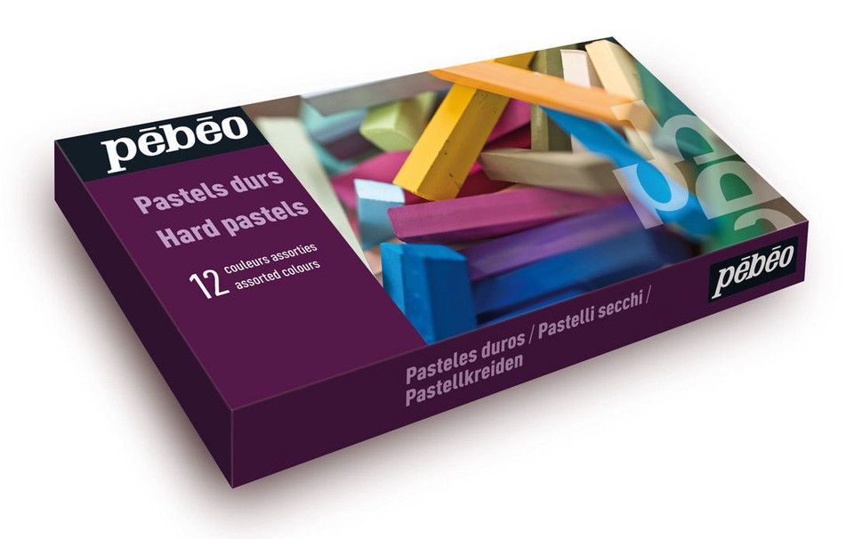 Pebeo Artist's Hard Square Pastels Box Set 12 Assorted Colours | eBay