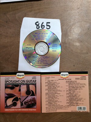Spotlight on Guitar - Audio CD Disc and Artwork ONLY No Case No ...