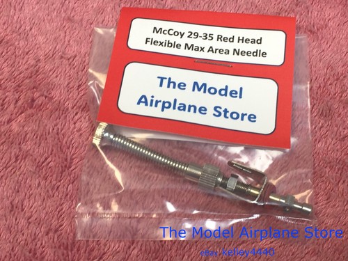 McCoy 29 – 35 Red Head Gas Model Airplane Engines Max Area Needle Valve ...