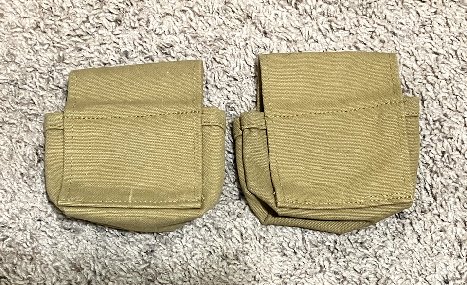 Reproduction Pair Paratrooper Airborne Rigger Pouches | eBay