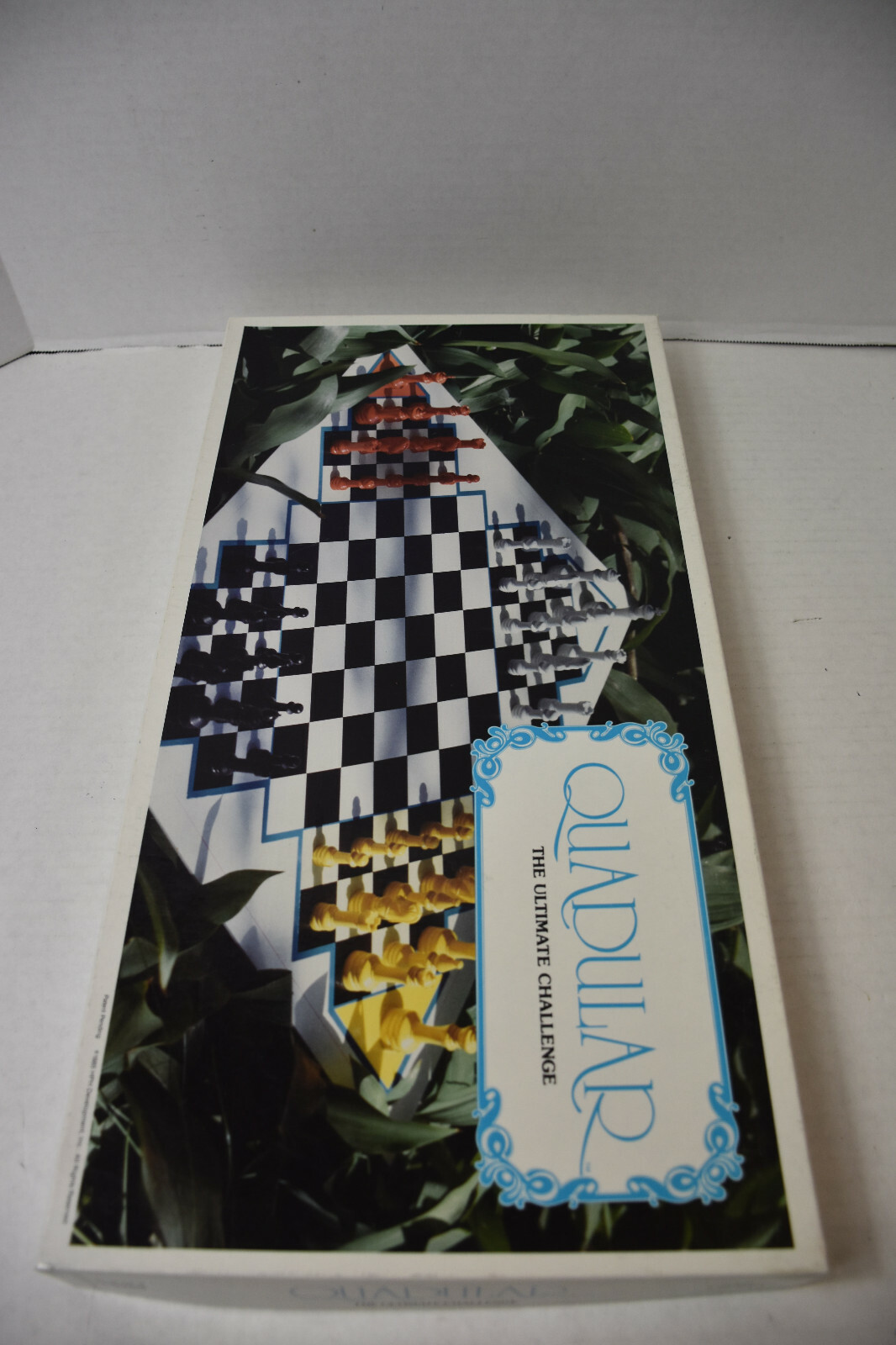 Quadular The Ultimate Challenge Chess Board Game Rare 1st Edition ...