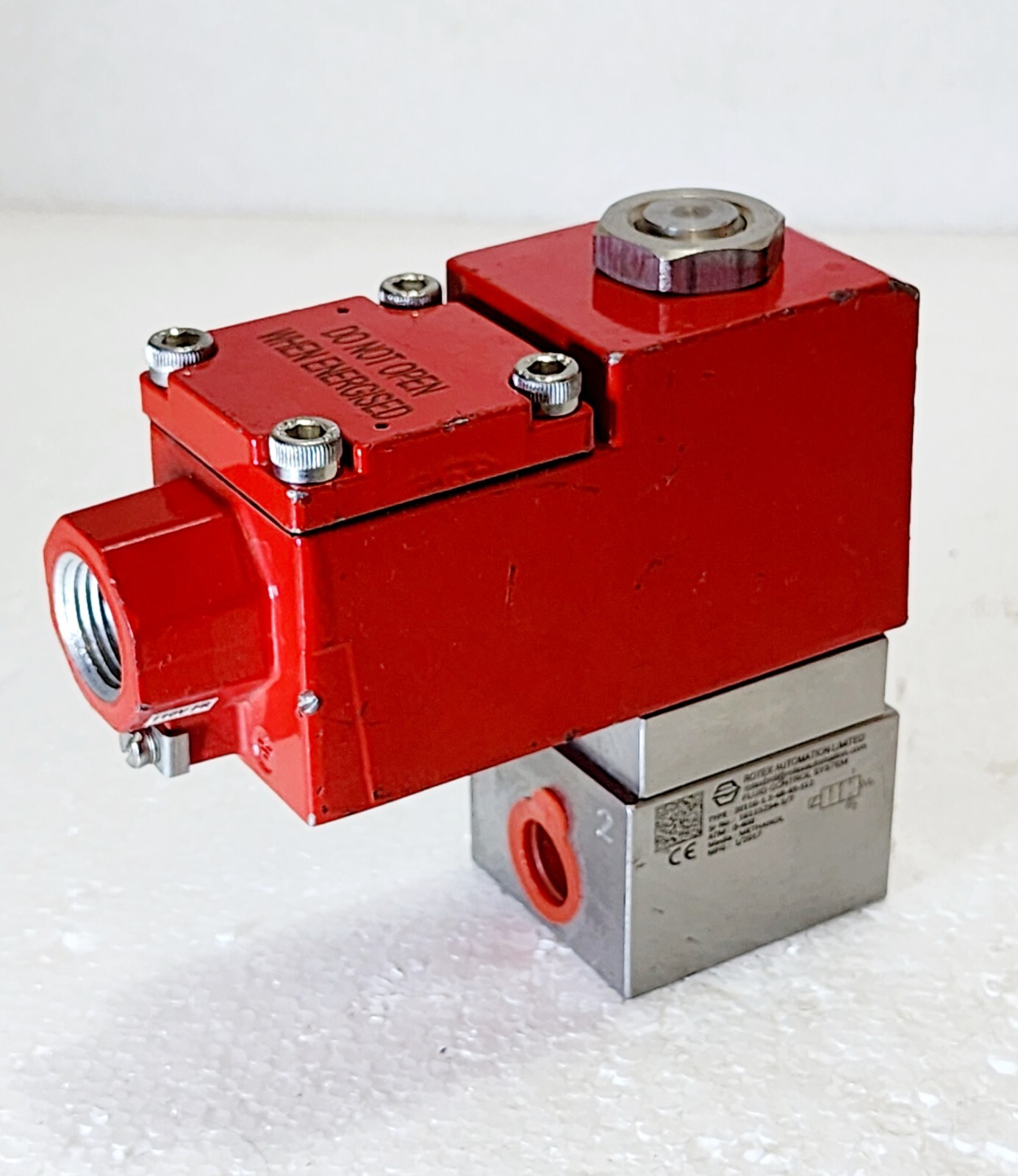 ROTEX AUTOMATION 20116-1.2-4R-B5-S12 Direct Acting 2/2 High Pressure ...