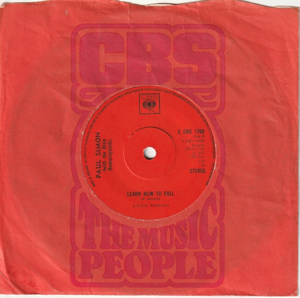 PAUL SIMON - Loves Me Like A Rock (1973) EX copy CBS label CBS 1700 ...