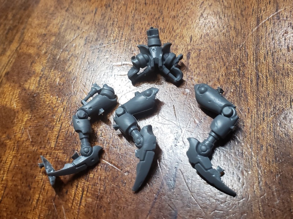 Warhammer 40k Necron Bits Hexmark Destroyer Biomechanical Legs Set #13 ...