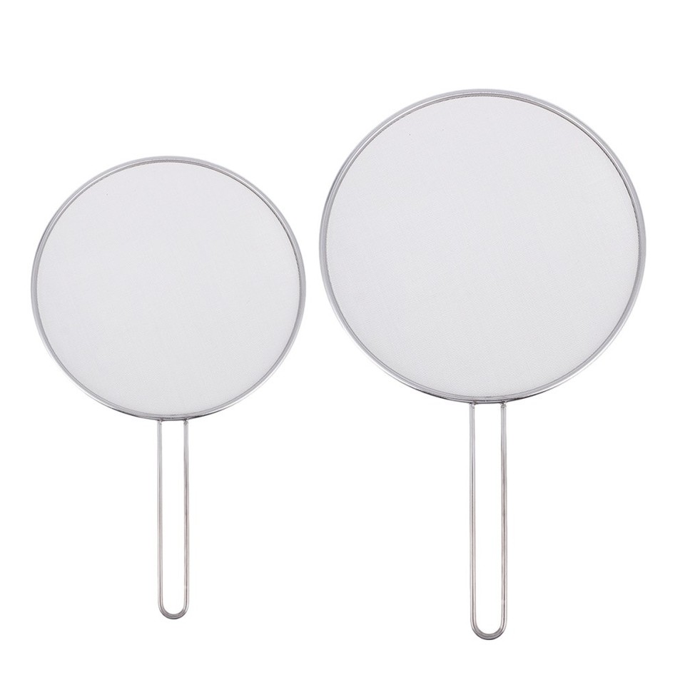 2 Pcs Kitchen Splash Guard Oil Pan Screen for Grease Splatter Anti ...