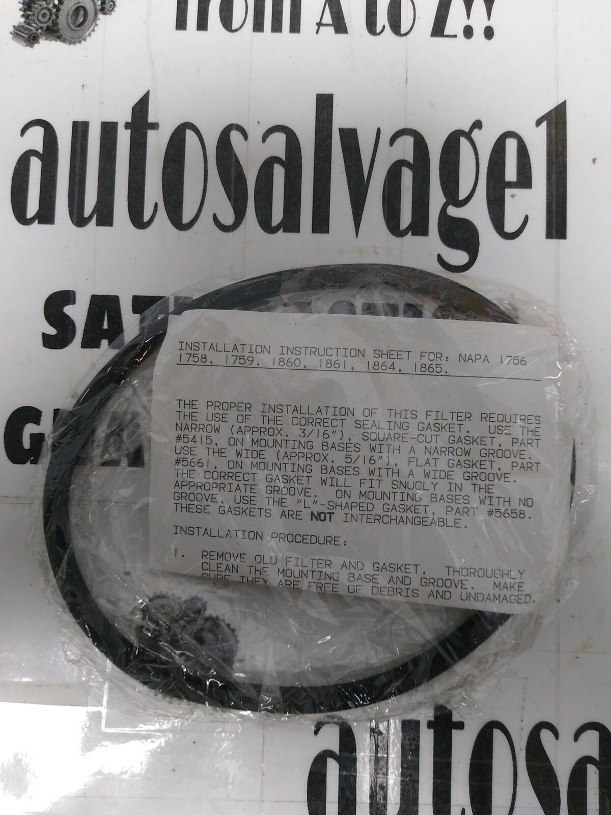 Napa Gold,1759,Hydraulic Filter 10 Micron NOS | eBay
