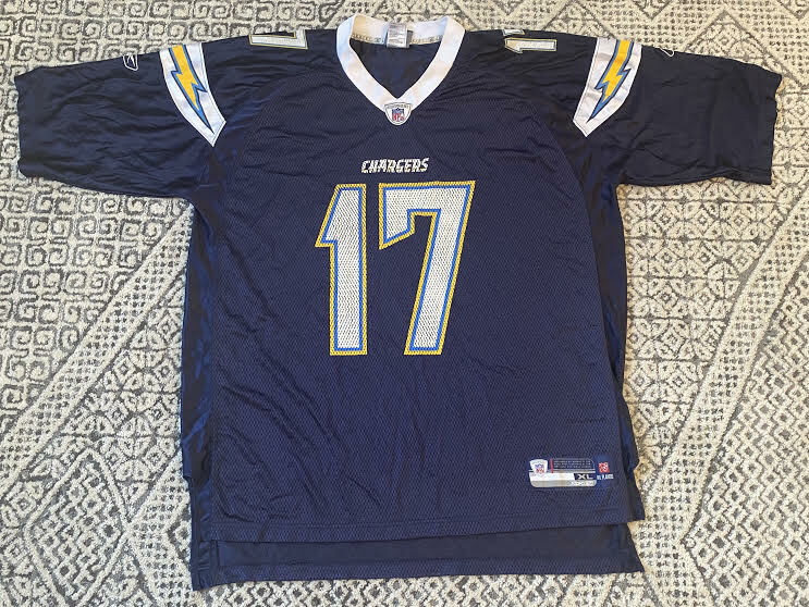 Philip Rivers #17 San Diego Chargers NFL Football Reebok Jersey Size XL ...