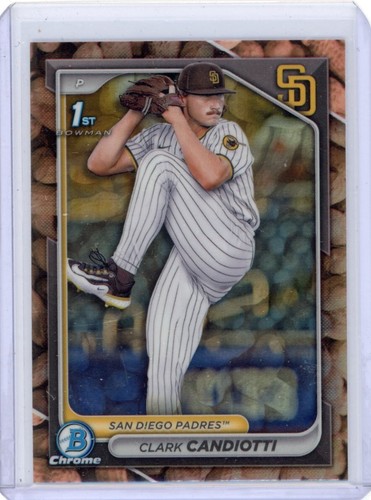 Clark Candiotti 2024 Bowman Draft 1st Peanuts SSP San Diego Padres #BDC ...