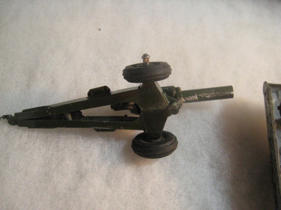 Vintage Military Tank Midget Toy & Artillary Cannon 2 piece set WW2 ...