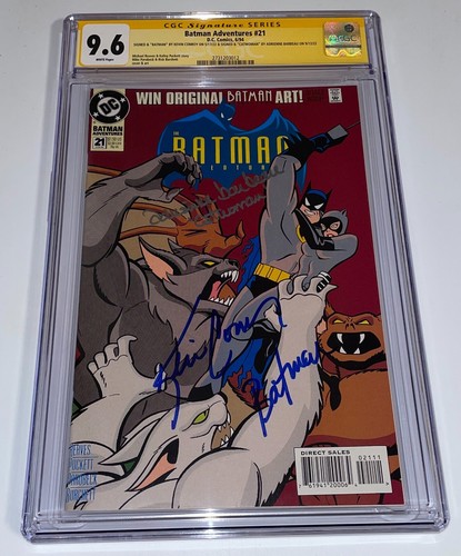 BATMAN Adventures #21 CGC 9.6 Hand Signed KEVIN CONROY +1 Signature ...