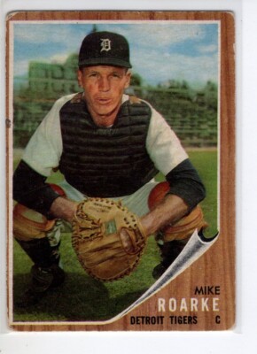 1962 TOPPS MIKE ROARKE DETROIT TIGER BASEBALL CARD #87 VG | eBay