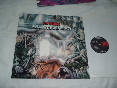 RUTHLESS Metal Without Mercy '85 LP RARE PRIVATE metal ORIG IMPORT ...