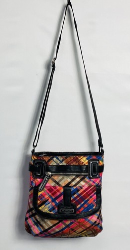 Tyler Rodan Crossbody Fabric Bag Multicolor 12”x10”x2” SEE PIC | eBay