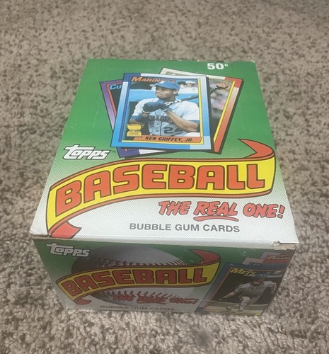 1990 Topps Baseball UNOPENED WAX BOX Possible NNOF Frank Thomas *PLEASE ...