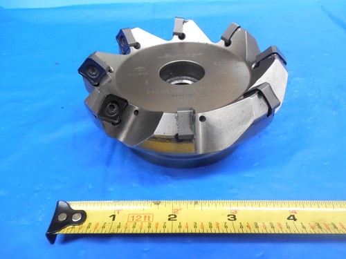 WALTER 4" F4033.UB.102.Z08.06 45 DEGREE FACE MILL Xtra-tec 1-1/4" PILOT ...