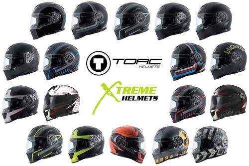Torc T14 T14B Mako Helmet Motorcycle DOT-Choose with or without ...