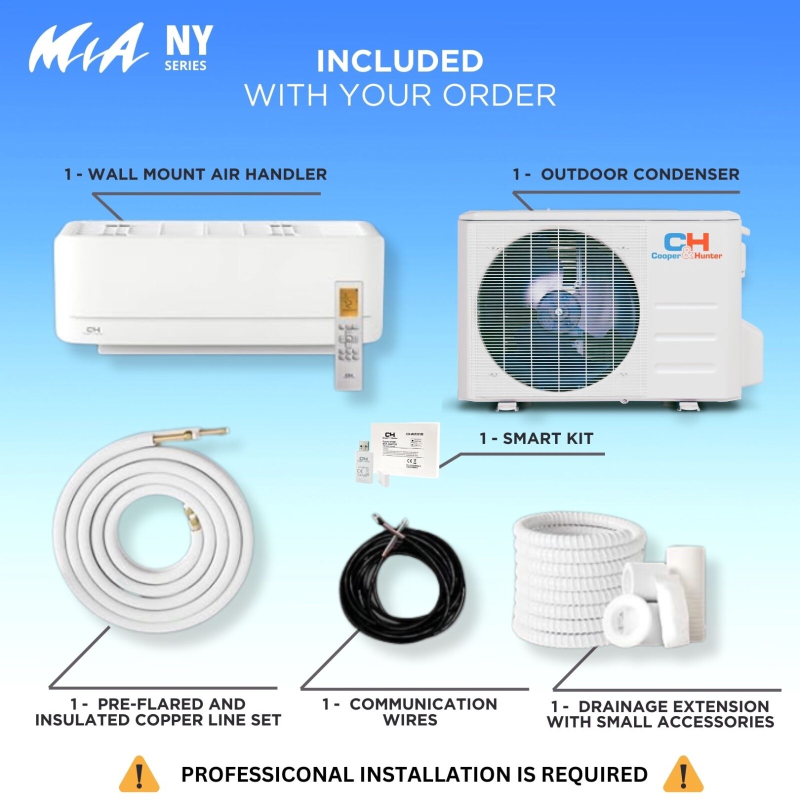 6000 BTU Mini Split Heat Pump Air Conditioner 21.5 SEER2 1/2 TON 115V ...