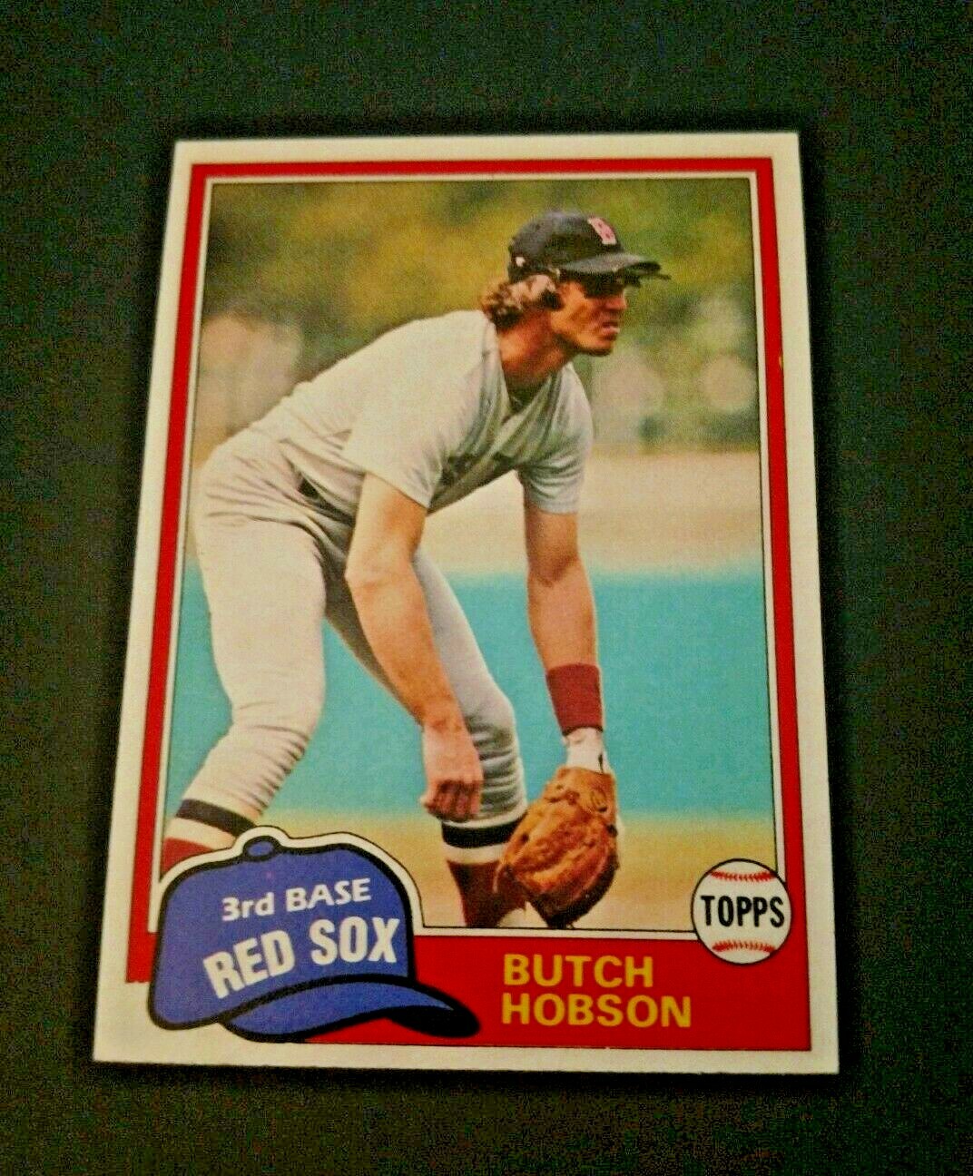 1981 Topps Baseball #595 Butch Hobson Boston Red Sox | eBay