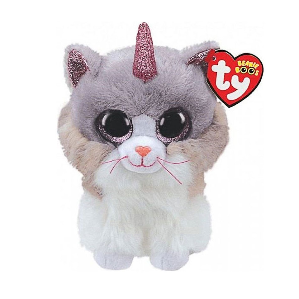 TY Beanie Boos, "Asher", Katze mit Horn, unterschiedliche Grössen | eBay.de