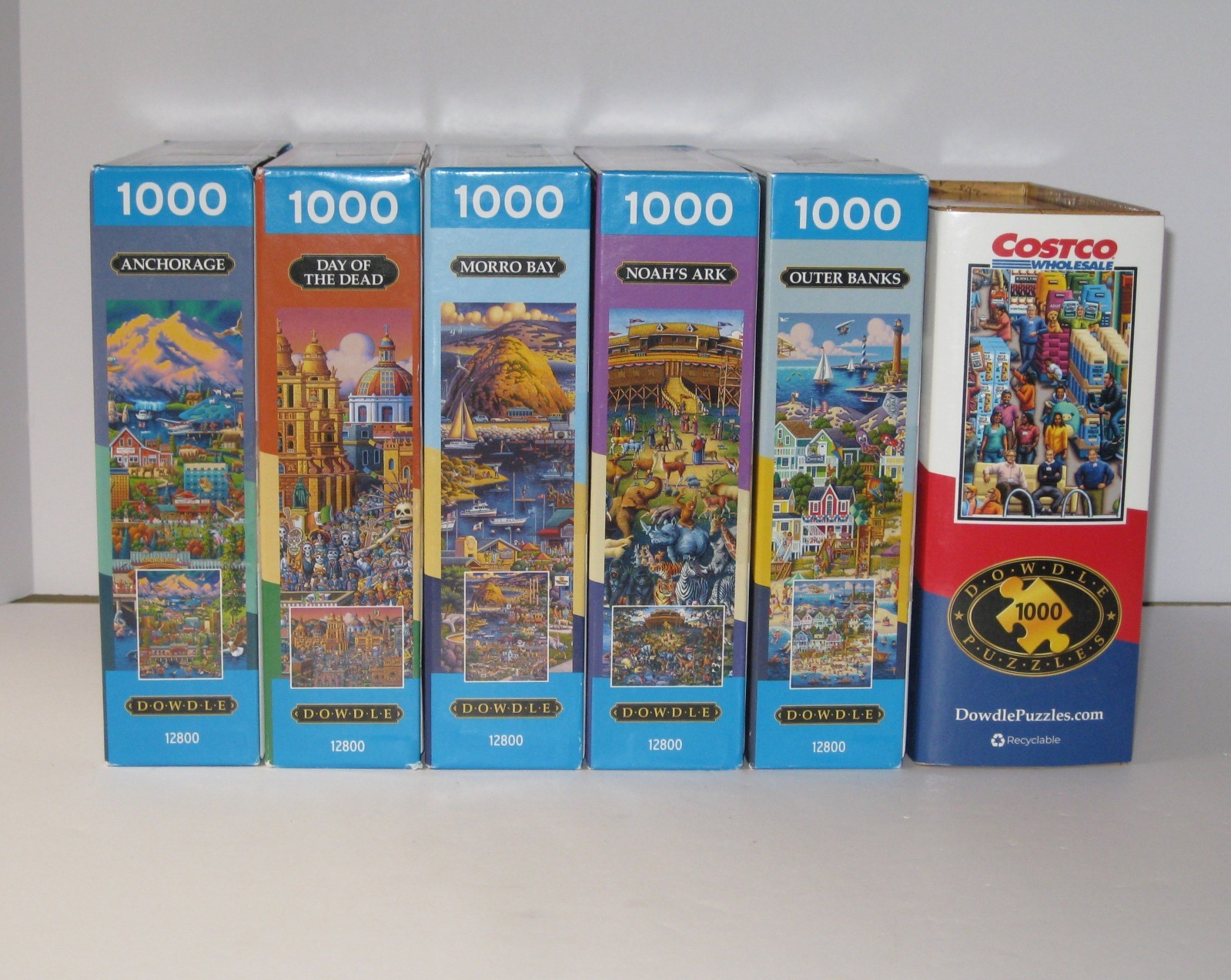 Lot of 6 Jigsaw Puzzles DOWDLE 1000 Piece Jigsaw Puzzles | eBay