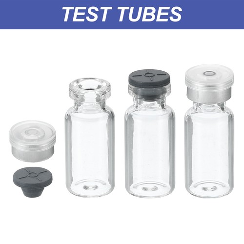 3ml Sample Vials, 8 Pack Lab Empty Vials Borosilicate Glass Vial ...