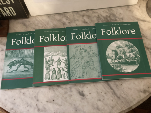 Folklore Journal, Volume 124, Issues 4 (2023) Softcovers. March to ...