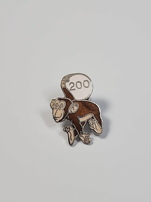 Monkey Hanging From a Bowling Ball 200 High Game Award Lapel Pin | eBay