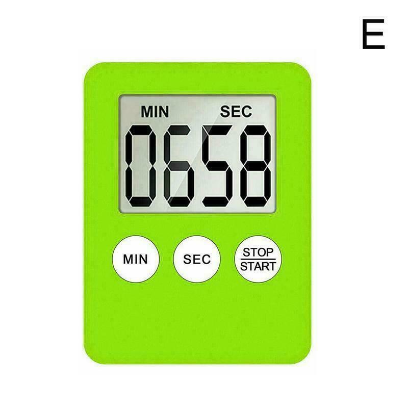 Electronic Digital Timer Kitchen Countdown Clock Stopwatch Small Cookin ...