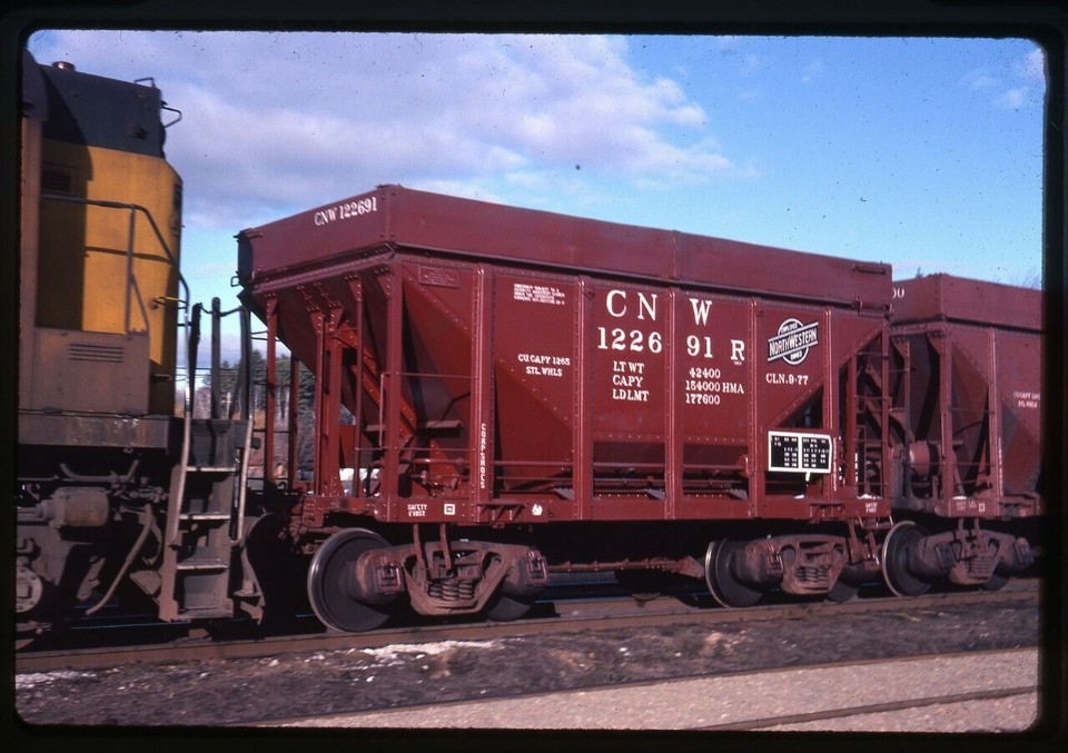 CNW Chicago & North Western Ore Car White Roman Style 1 N Scale Decals ...