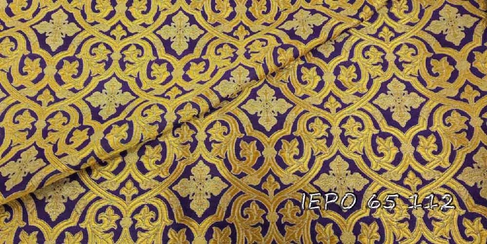 Ecclesiastical Liturgical Vestments Clerical Cross Pattern Metallic ...