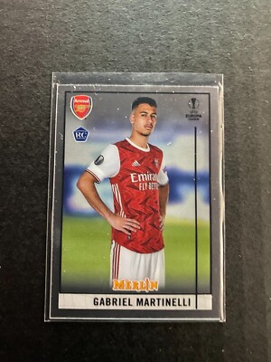 2020-21 Topps Chrome Merlin Gabriel Martinelli Rookie RC #24 Arsenal | eBay