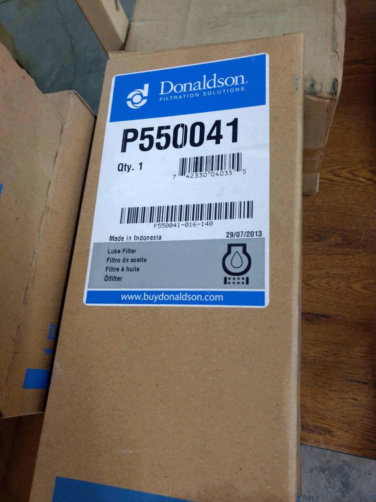 DONALDSON P550041 - cross reference oil filters | oilfilter ...