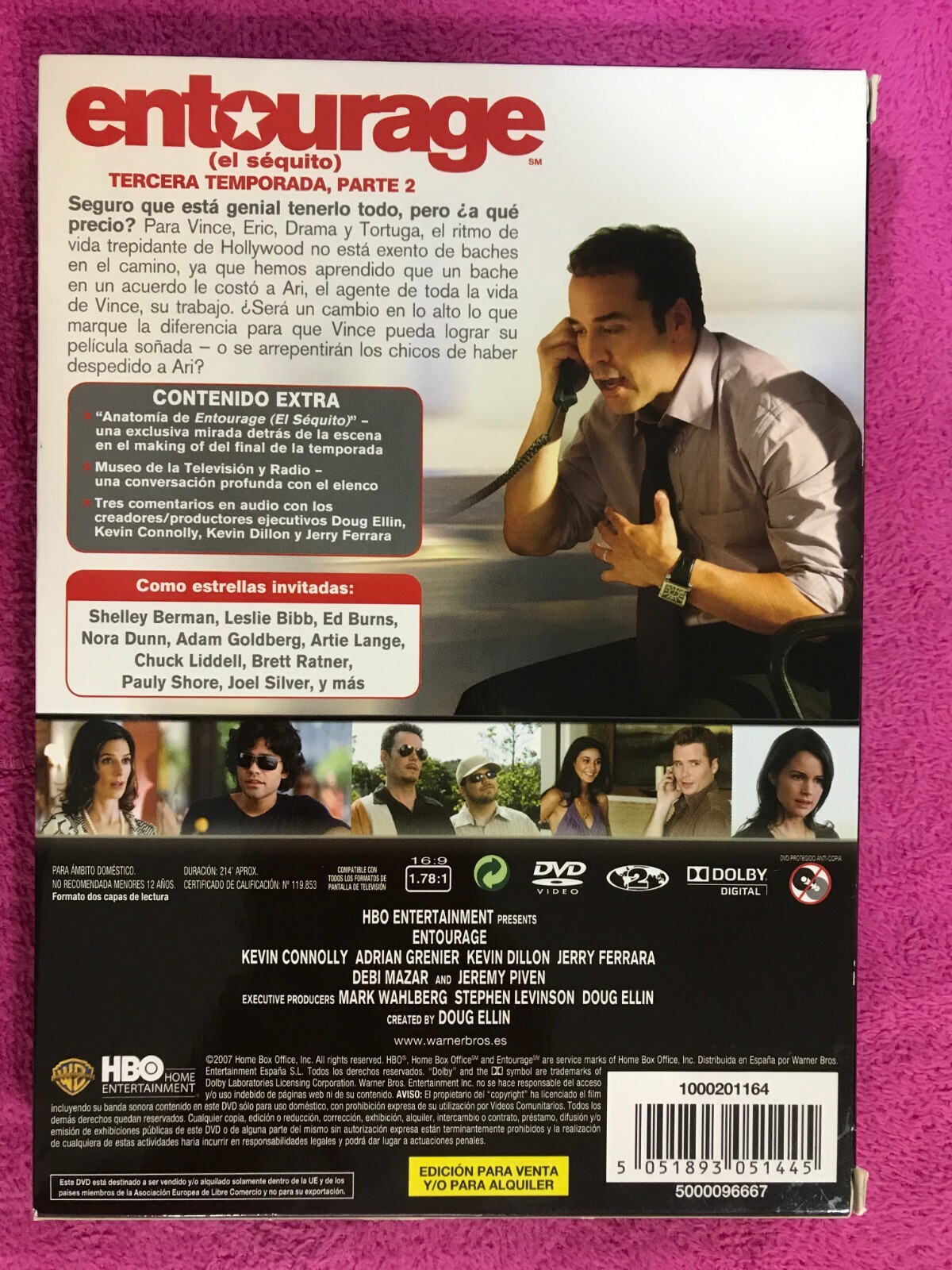 Entourage - the Entourage Third 3ª Season Part 2 Series TV DVD Am | eBay Australia