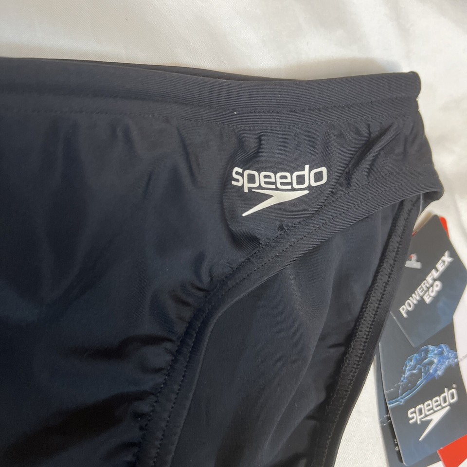 Mens/Boys Speedo Solar Bikini Swim Brief, PowerFlex,Black,Size 36 | eBay