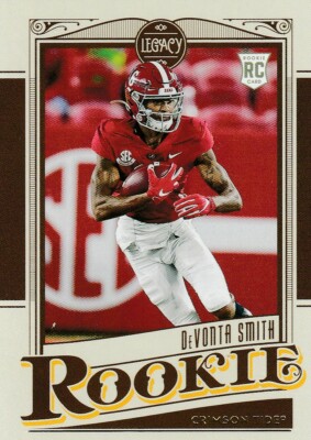 DEVONTA SMITH 2021 LEGACY ROOKIE CARD 149 ALABAMA CRIMSON TIDE EAGLES ...