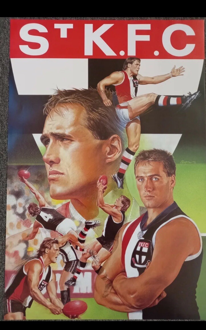 TONY LOCKETT ST KILDA POSTER | eBay Australia