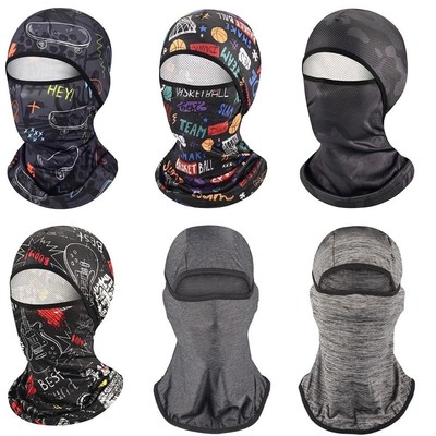 Cooling Neck Cycling Balaclava Hiking Scarves Full Face Cap Face Cover ...