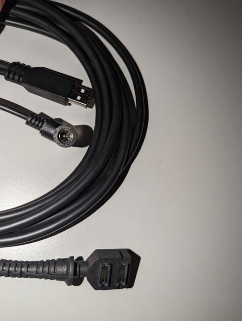 VERIFONE P400 PIN PAD CBL282-045-01-A USB DCF RA 2 POWER CABLE for sale ...