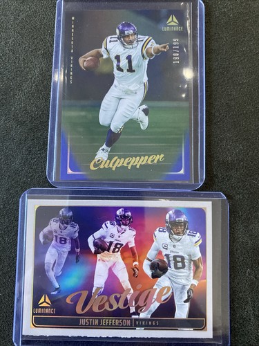 2025 Luminance - Justin Jefferson Vestige & Daunte Culpepper /199 ...